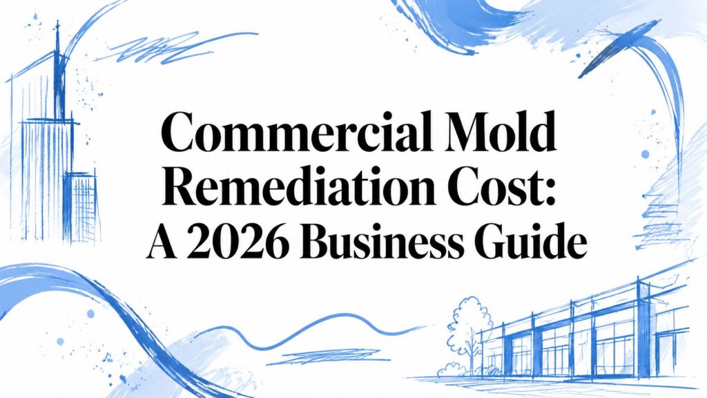 Commercial Mold Remediation Cost: A 2026 Business Guide